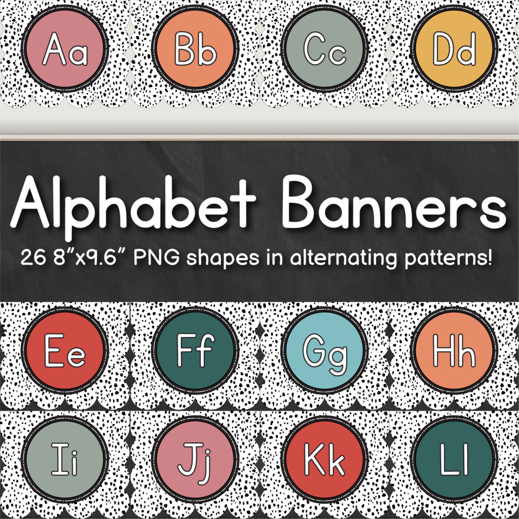 Alphabet Banners AL55BA-A315-5 - Wow My Class
