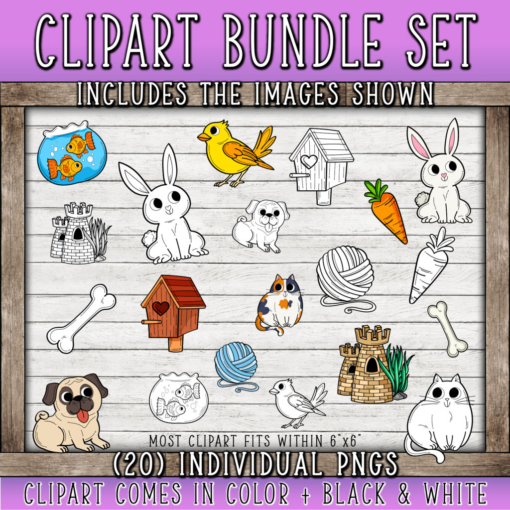 House Pets Elements Clipart CL55IP-A285