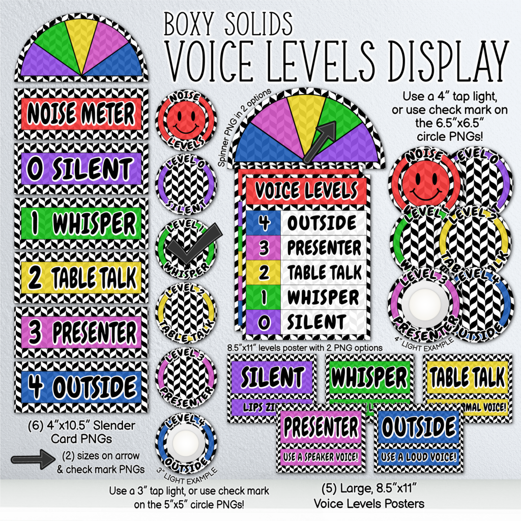 Voice Levels Display (Boxy) VL55DY-A327-2