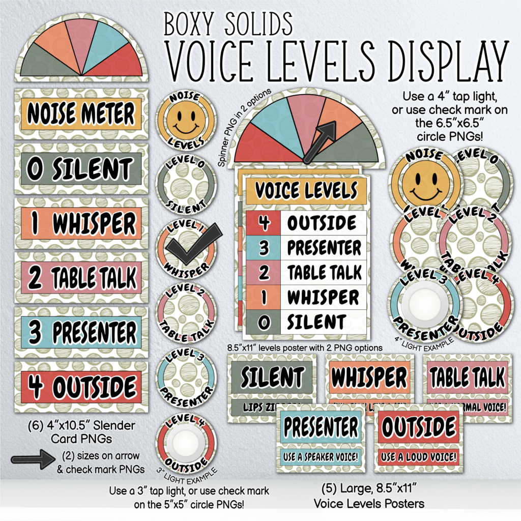Voice Levels Display (Boxy) VL55DY-A329-2