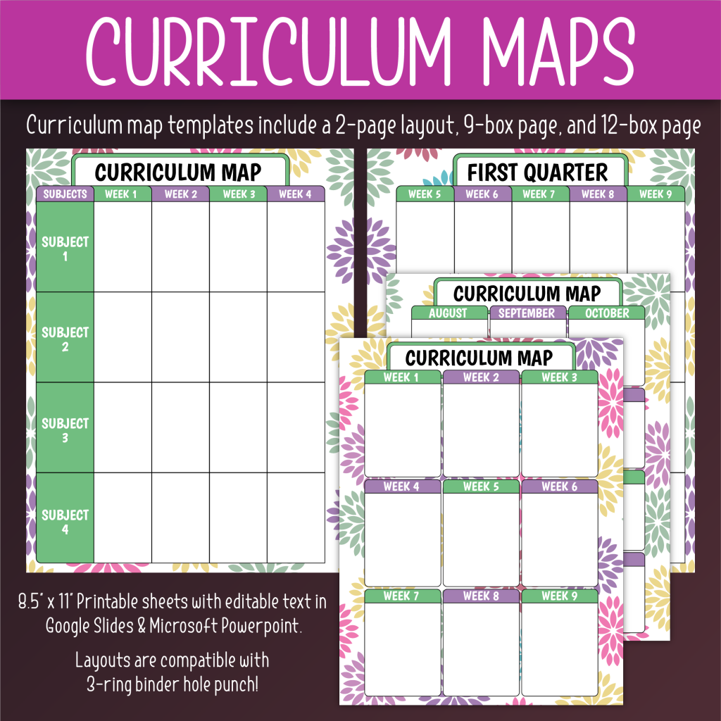 MONTHLY FREEBIE: Lesson Plan Sheets & Curriculum Maps LE55ON-A219 - Wow ...